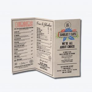 Take-away Menus | Ashley Printers